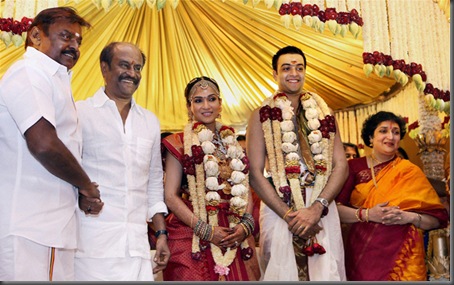 Actress Gallery: Rajini’s Daughter Soundarya’s marriage stills